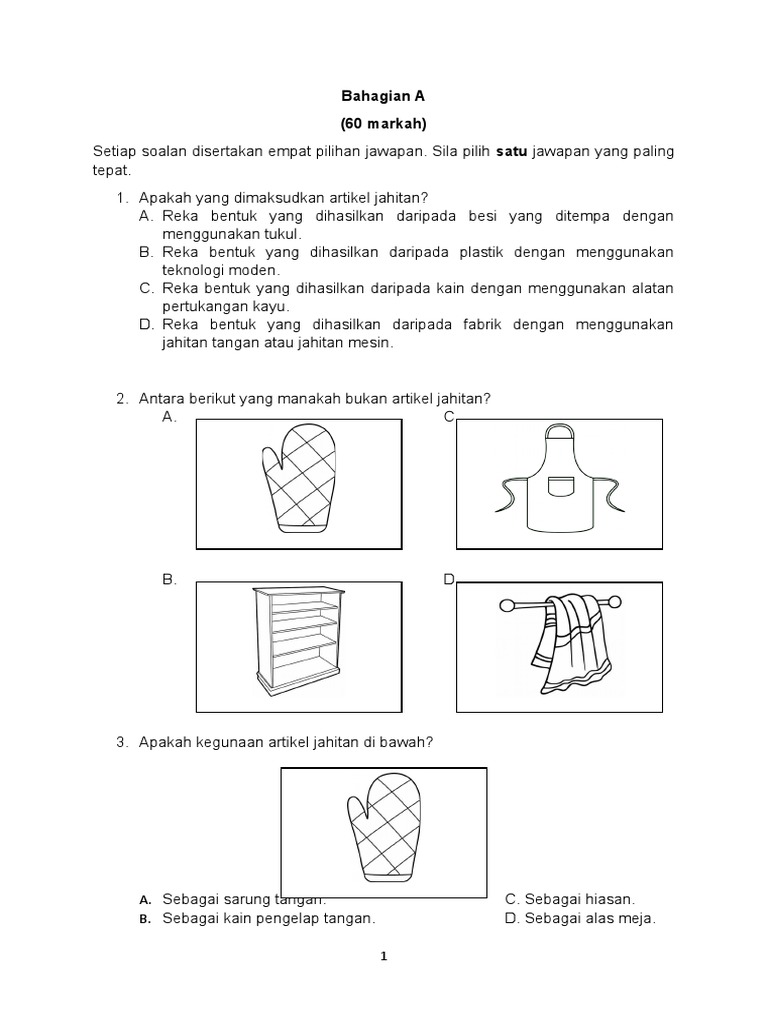 Soalan Pertengahan Tahun RBT T5 2021 | PDF