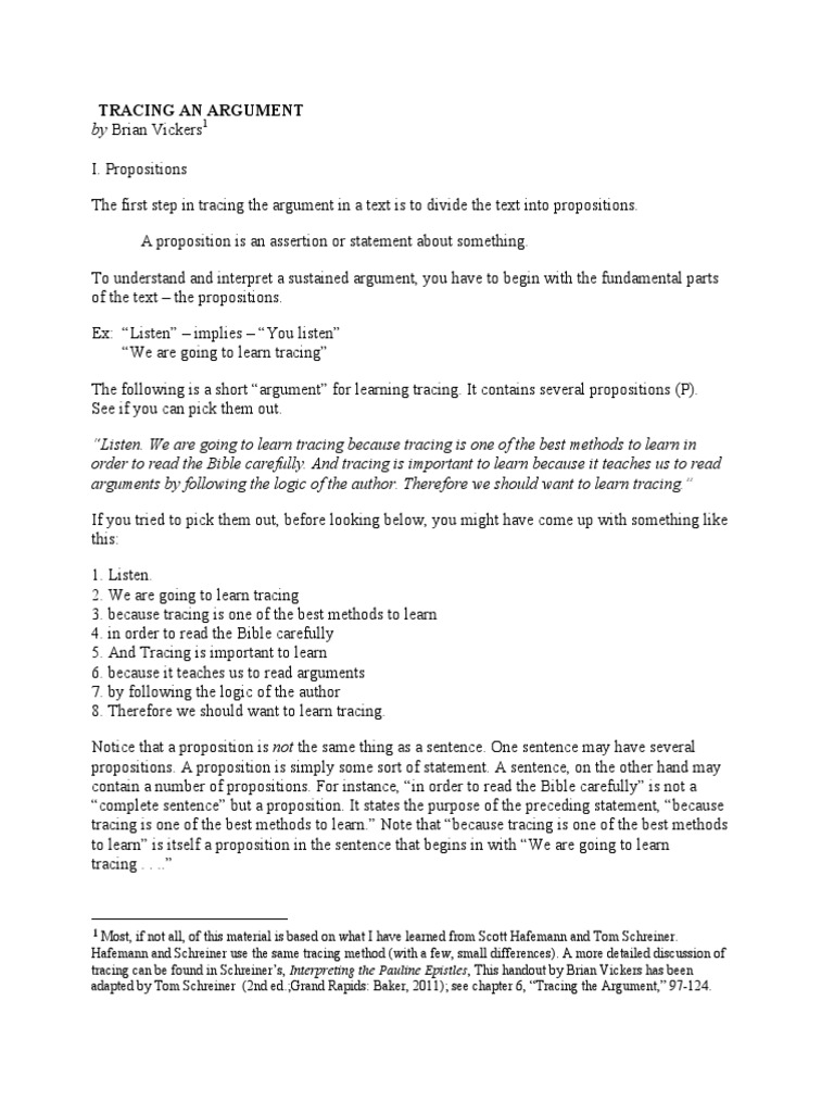 3 - Brian Vickers - Tracing | PDF | Argument | Clause