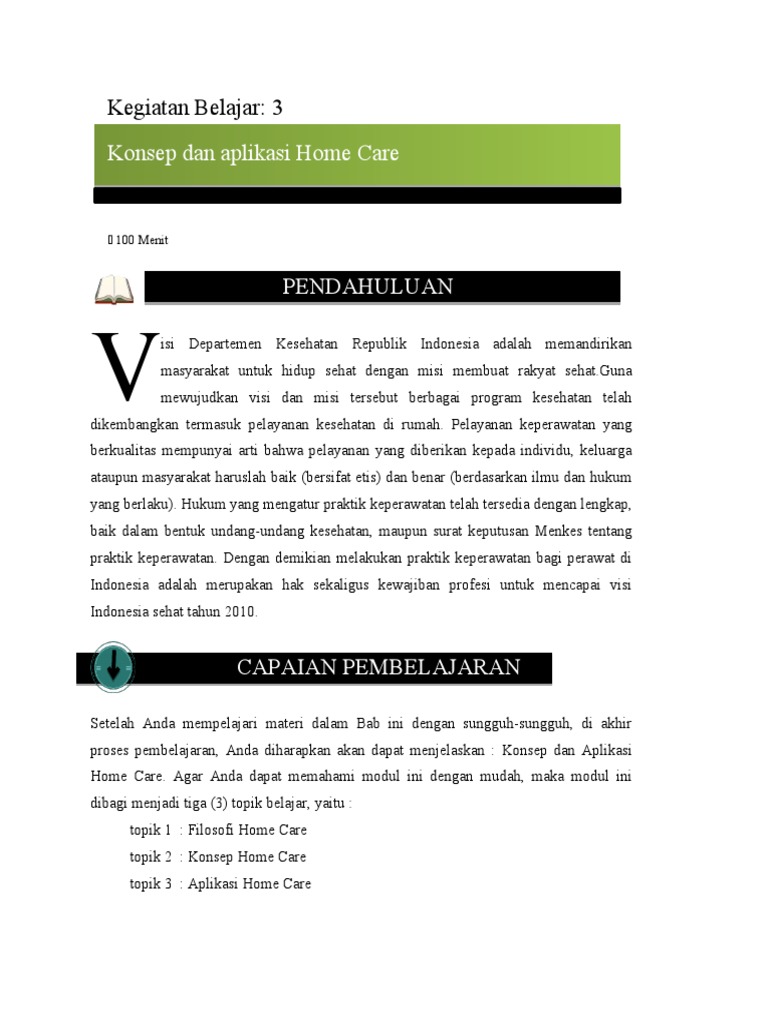 MODUL HCN Kegiatan Belajar 3 | PDF
