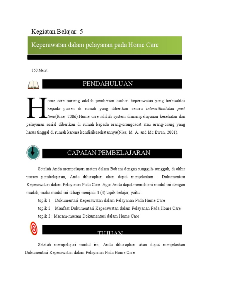 MODUL HCN Kegiatan Belajar 5 | PDF