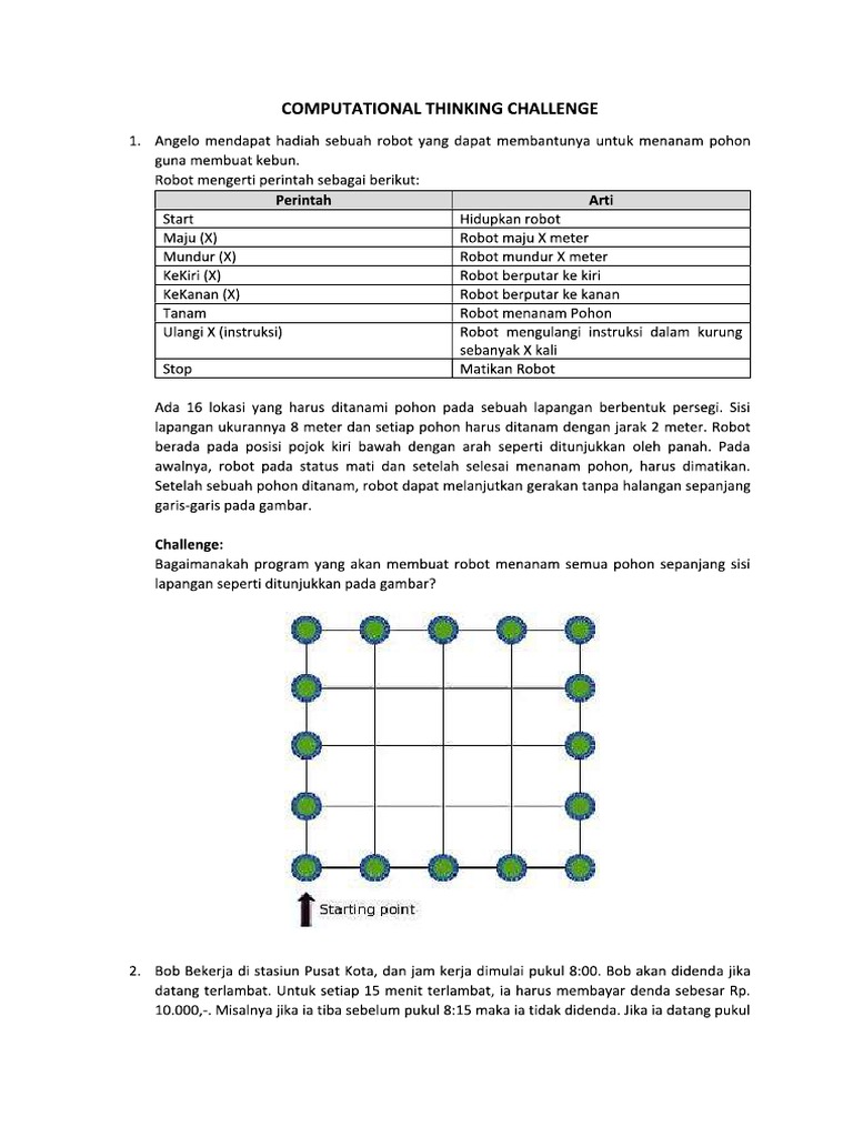 Computational Thinking Challenge