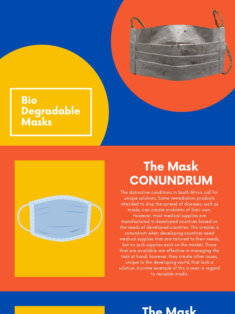 Biodegradable Masks | PDF | Biodegradation | Nonwoven Fabric