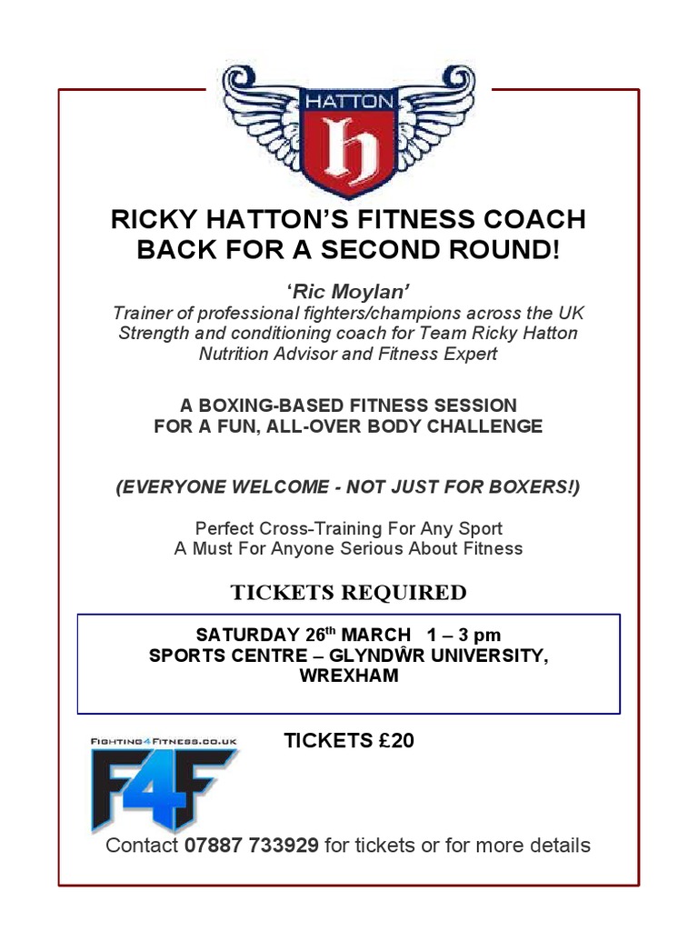 Boxing Fitness Session with Ric Moylan | PDF