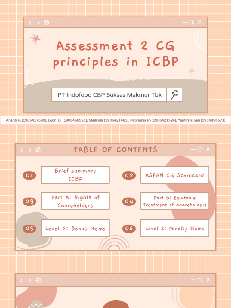 Asean CG Scorecard Icbp | PDF | Dividend | Stock Market