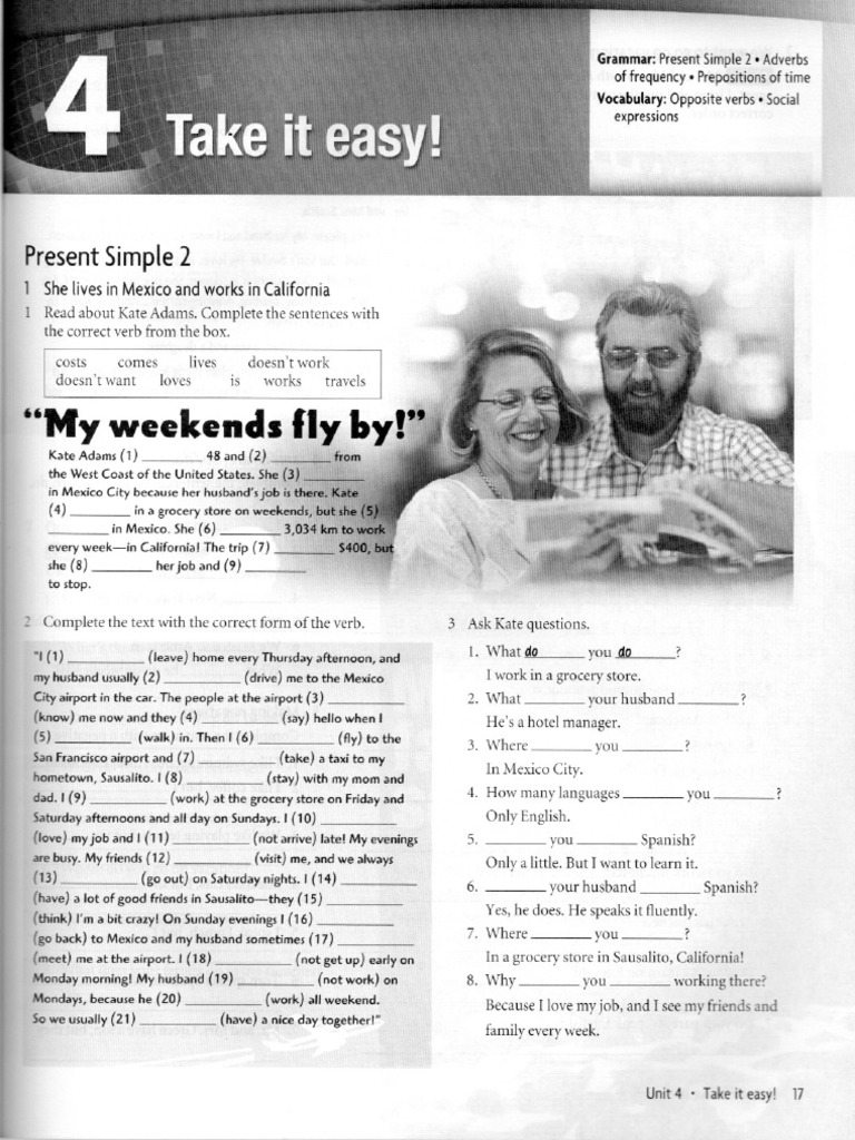 Workbook. UNIT 4 | PDF