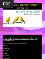 7Cs of Effective Communication | PDF | Information | Mind