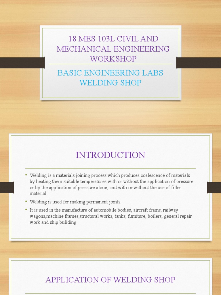 Introduction - Welding Shop | PDF