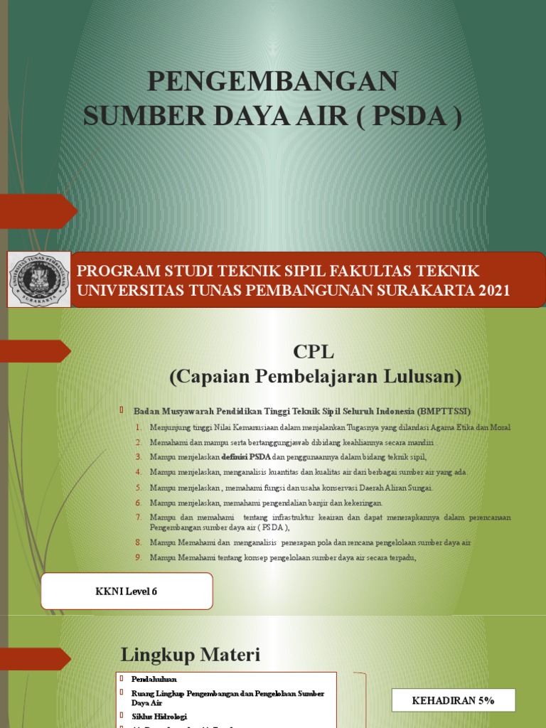 Pertemuan 1 - 4 PSDA | PDF