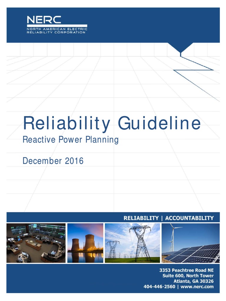 Reliability Guideline - Reactive Power Planning | PDF | High Voltage ...