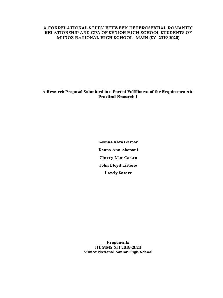 Pr2 Title Page | PDF