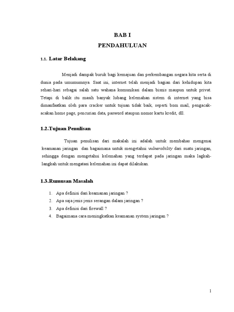 Makalah Keamanan Jaringan | PDF