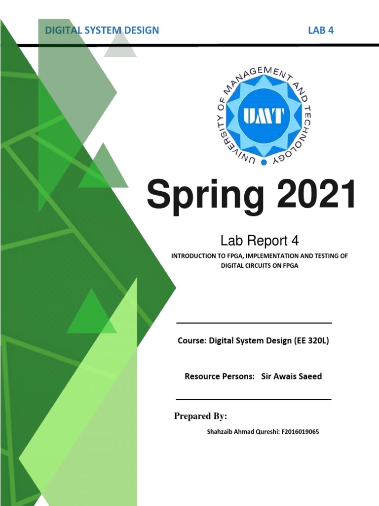 Spring 2021 Digital System Design Lab 4 Pdf Binary Coded Decimal Theory Of Computation