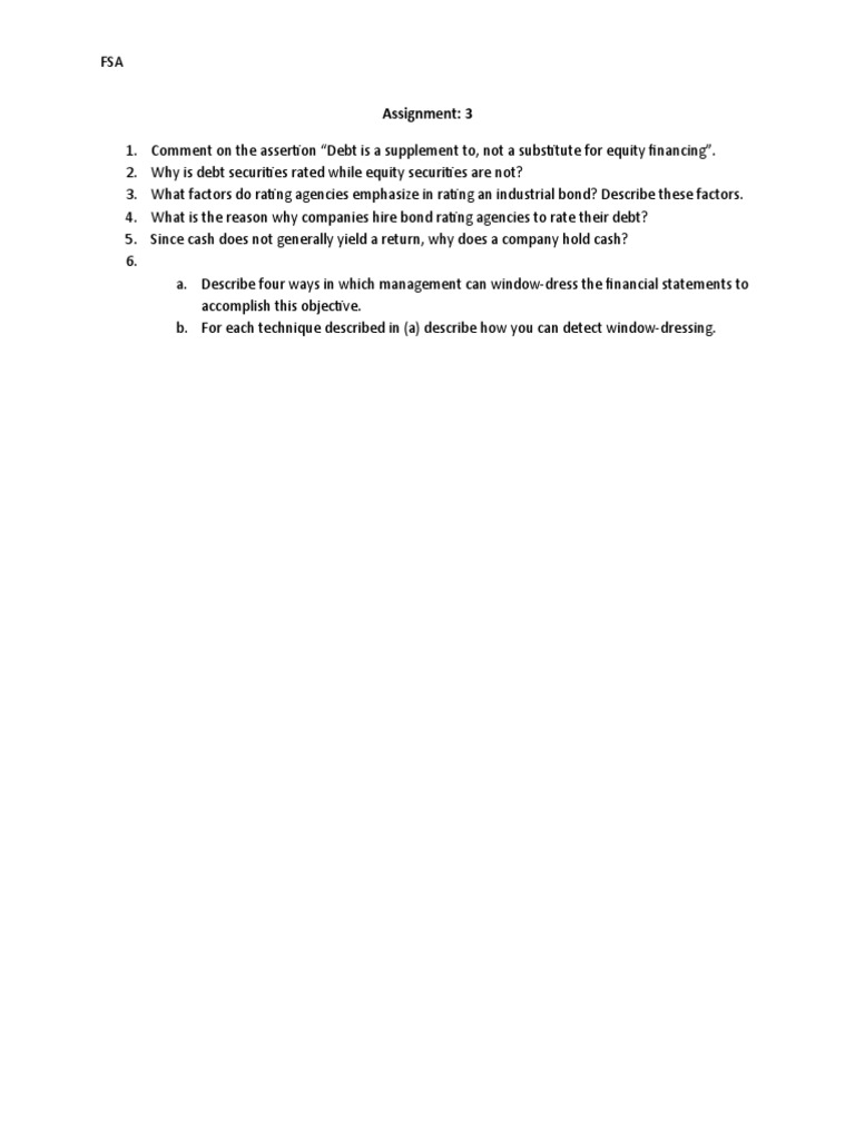 Assg 3 | PDF | Career & Growth