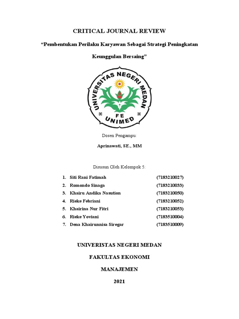 CJR Kelompok 5 Strategi & Kebijakan SDM | PDF