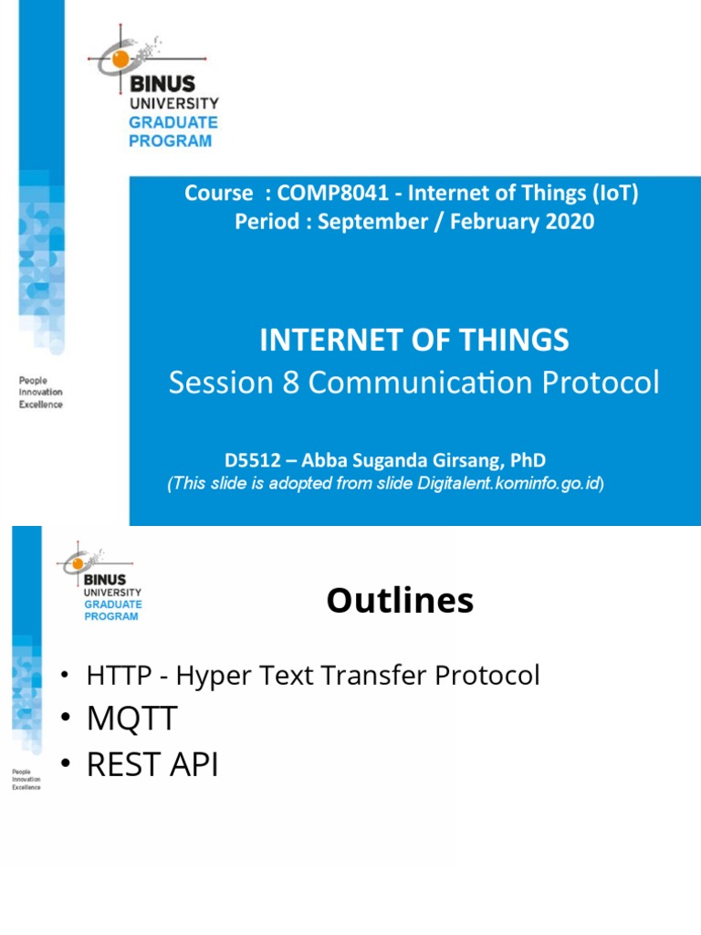 IoT Communication Protocols Overview | PDF | Hypertext Transfer ...