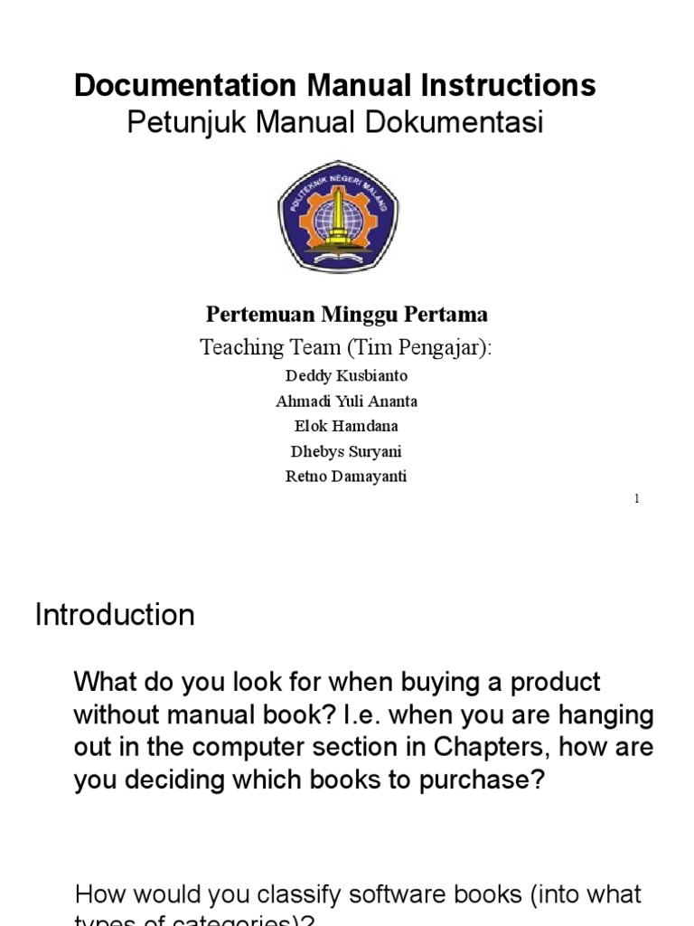 01-Petunjuk Manual Dokumentasi | PDF | Html Element | Java (Programming Language)