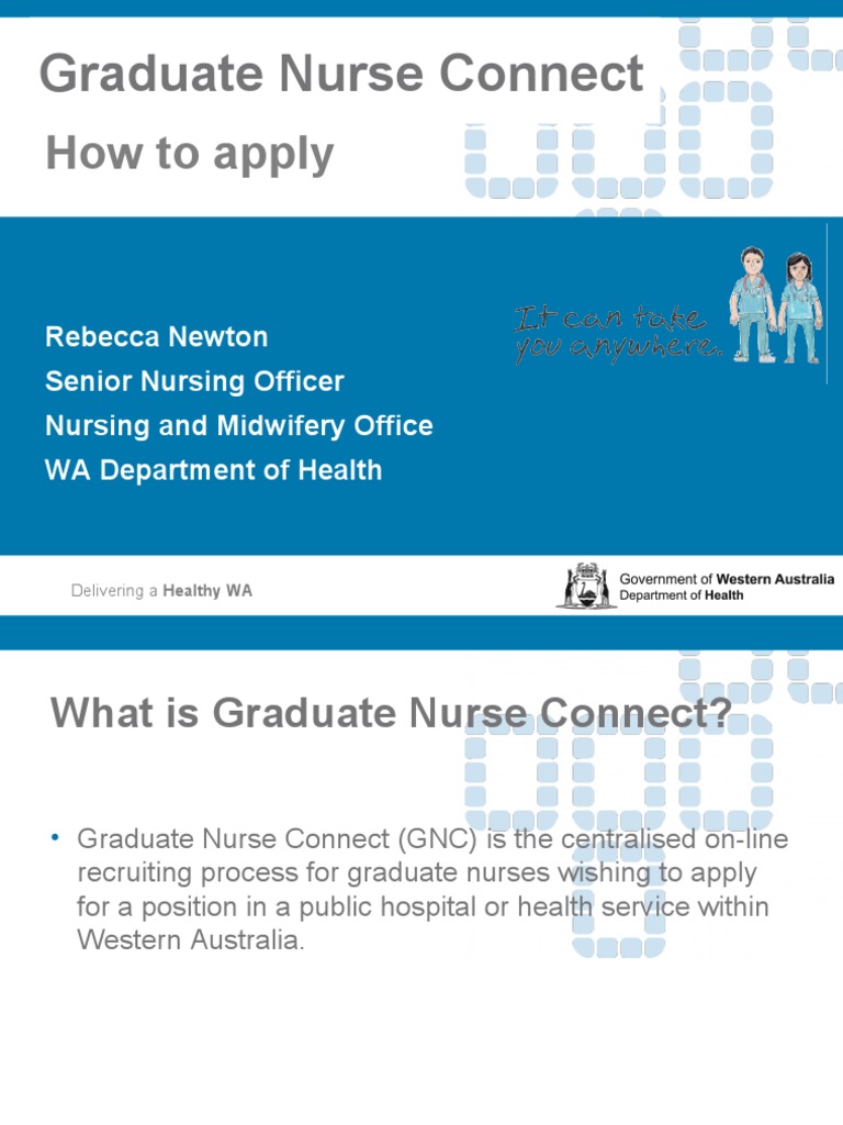 Graduate Nurse Connect Application Guide | PDF | Nursing | Health Care