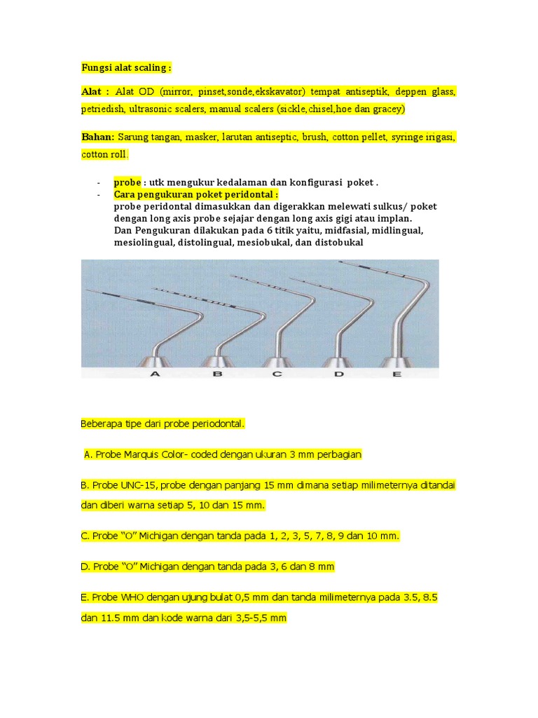 Fungsi Alat Scaling | PDF