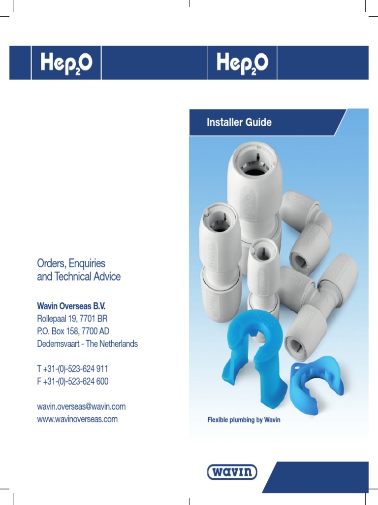 Hep2O Installer Guide WOBV | PDF | Pipe (Fluid Conveyance) | Building ...