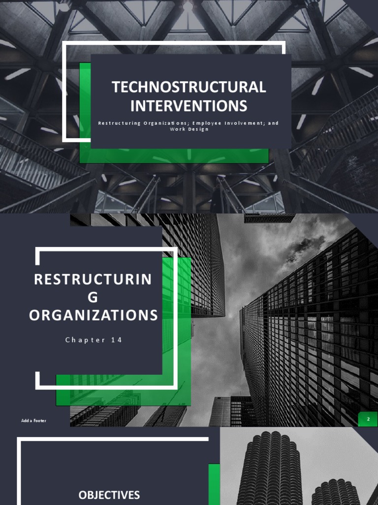 Technostructural Interventions Overview | PDF | Layoff | Job Satisfaction