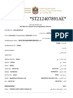 Qatar Digitally Attested Employment Contract | PDF | Qatar | Employment
