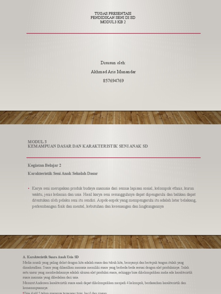 Pendidikan Seni Modul 3 KB 2 | PDF