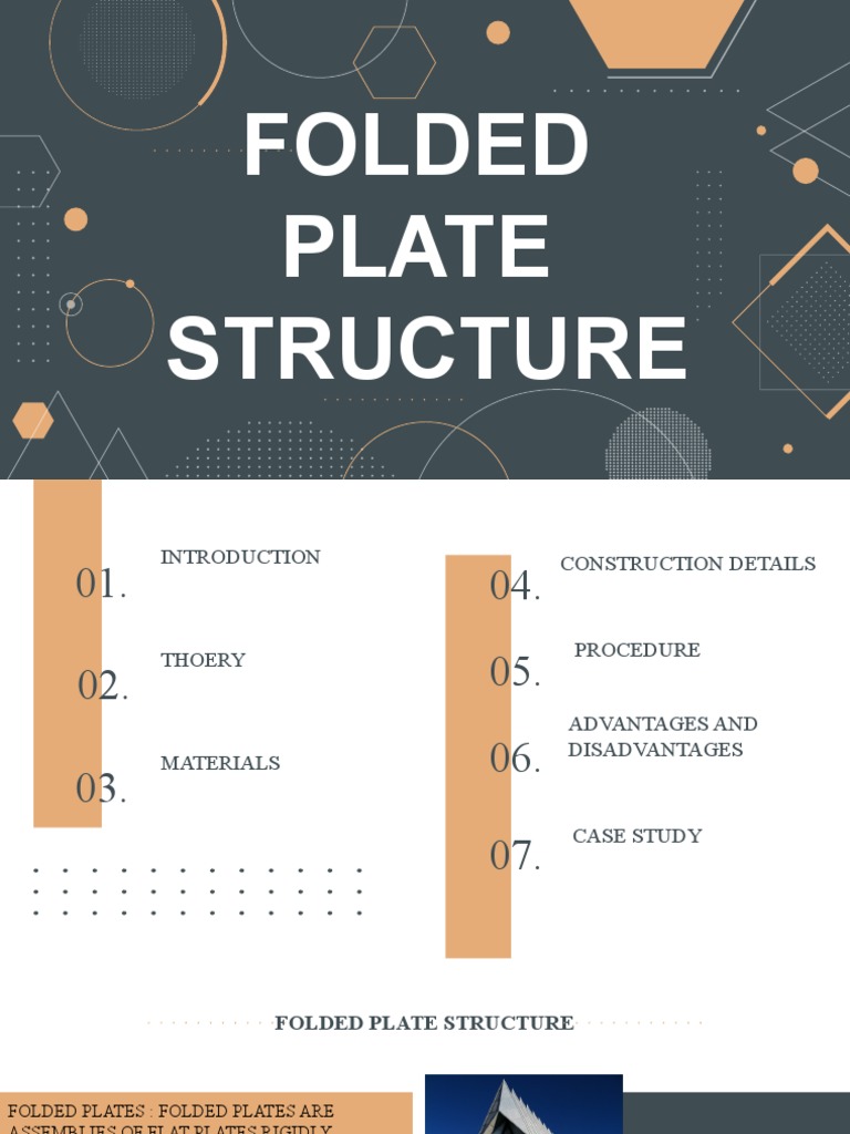 Folded Plate Structure | PDF | Framing (Construction) | Truss