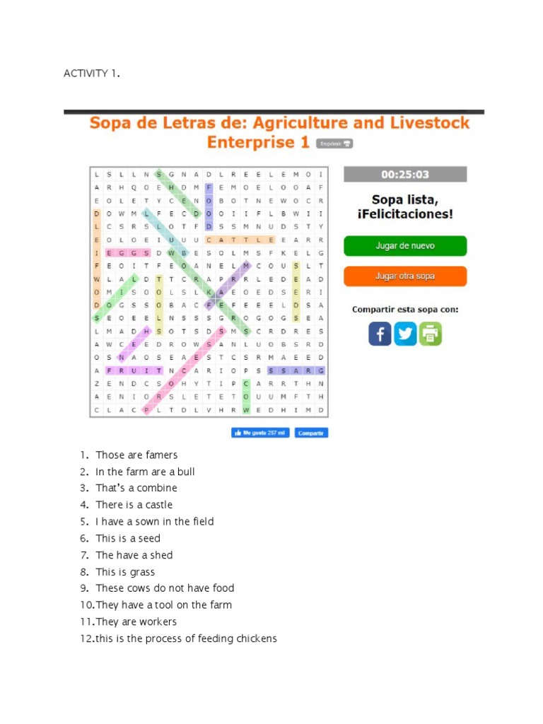 Livestock and Farming Activities | PDF | Farms | Livestock