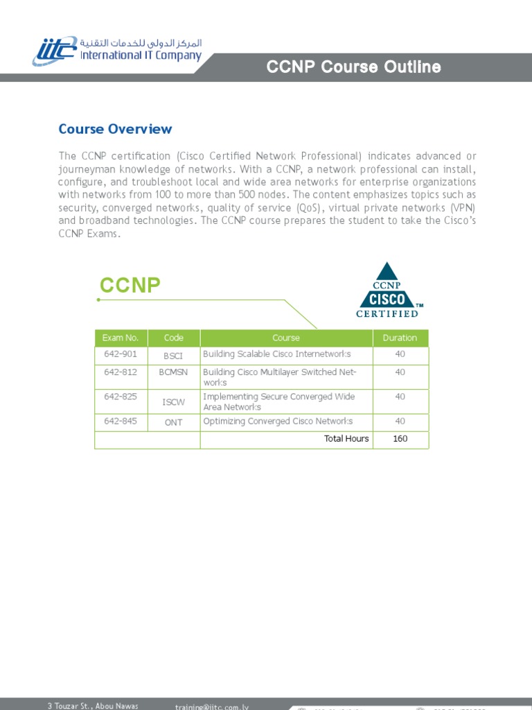 CCNP Courses | PDF | Cisco Certifications | Virtual Private Network