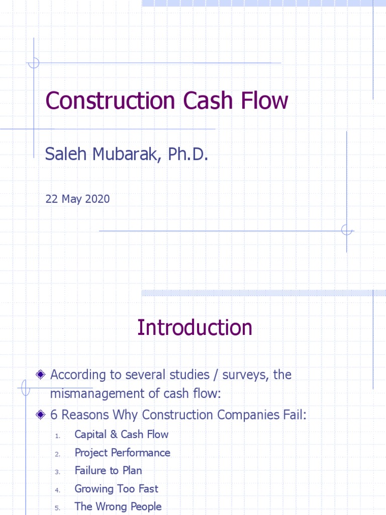 Construction Cash Flow | PDF | Interest | Market Liquidity