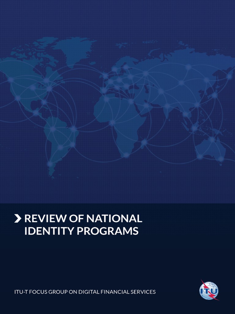 Review of National Identity Programs | PDF | Itu T | Identity Document