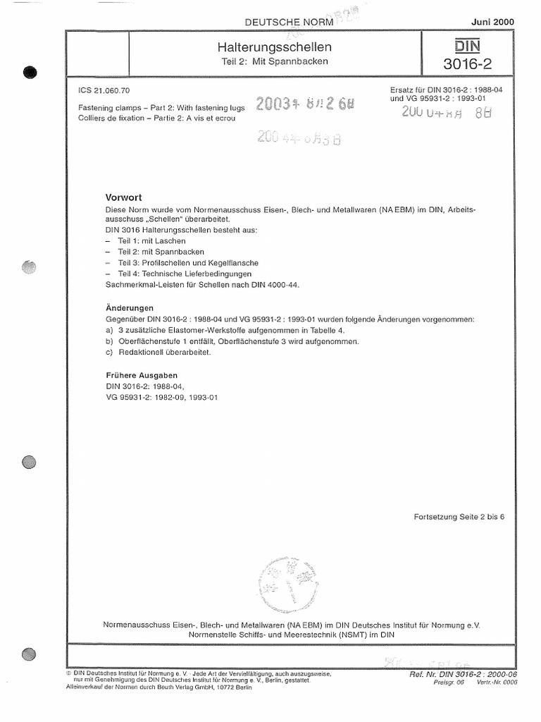 Din 3016-2 | PDF