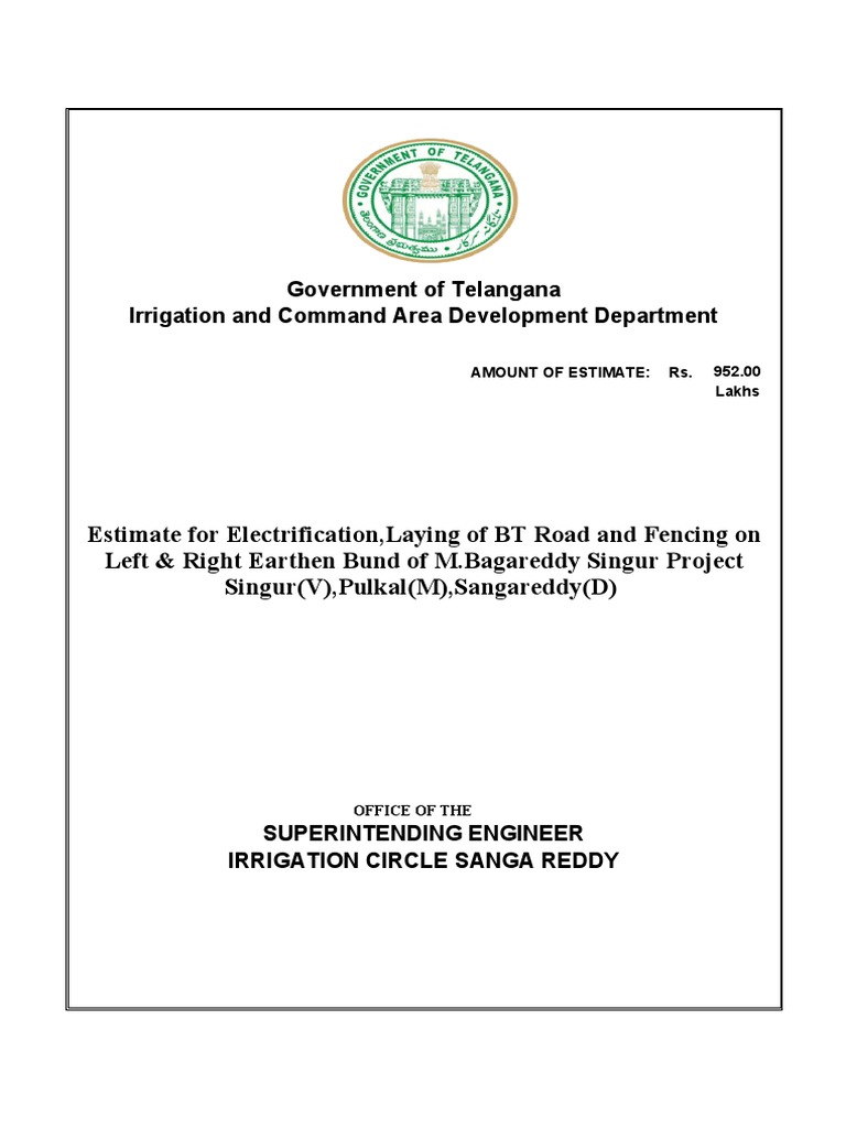 Electrification of Earth Bund Singur 08.07.2020 | PDF | Asphalt | Road ...