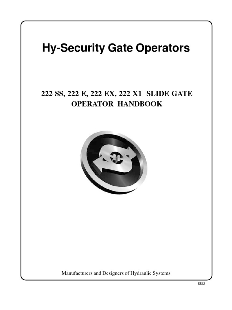 Hysecurity 222s Manual | PDF | Electrical Connector | Electrical Wiring
