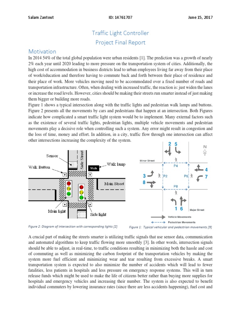 Smart Traffic Light Controller Report | PDF | Traffic | Traffic Light