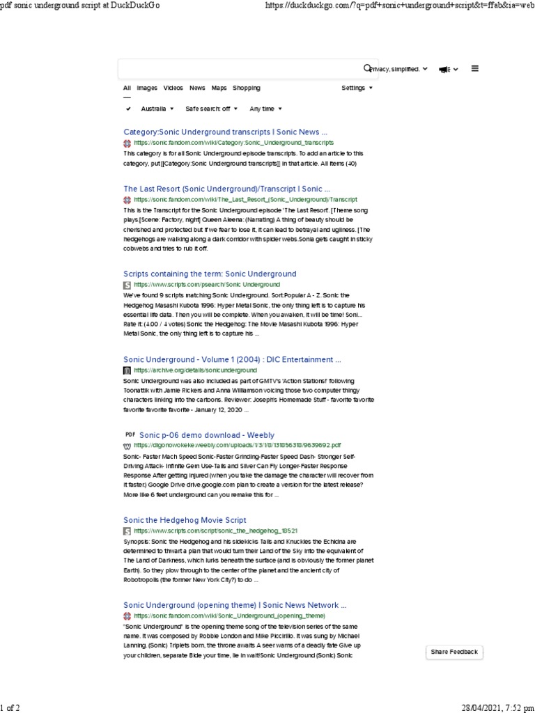 Exploring Scripts and Transcripts for the 1990s Animated Series "Sonic ...