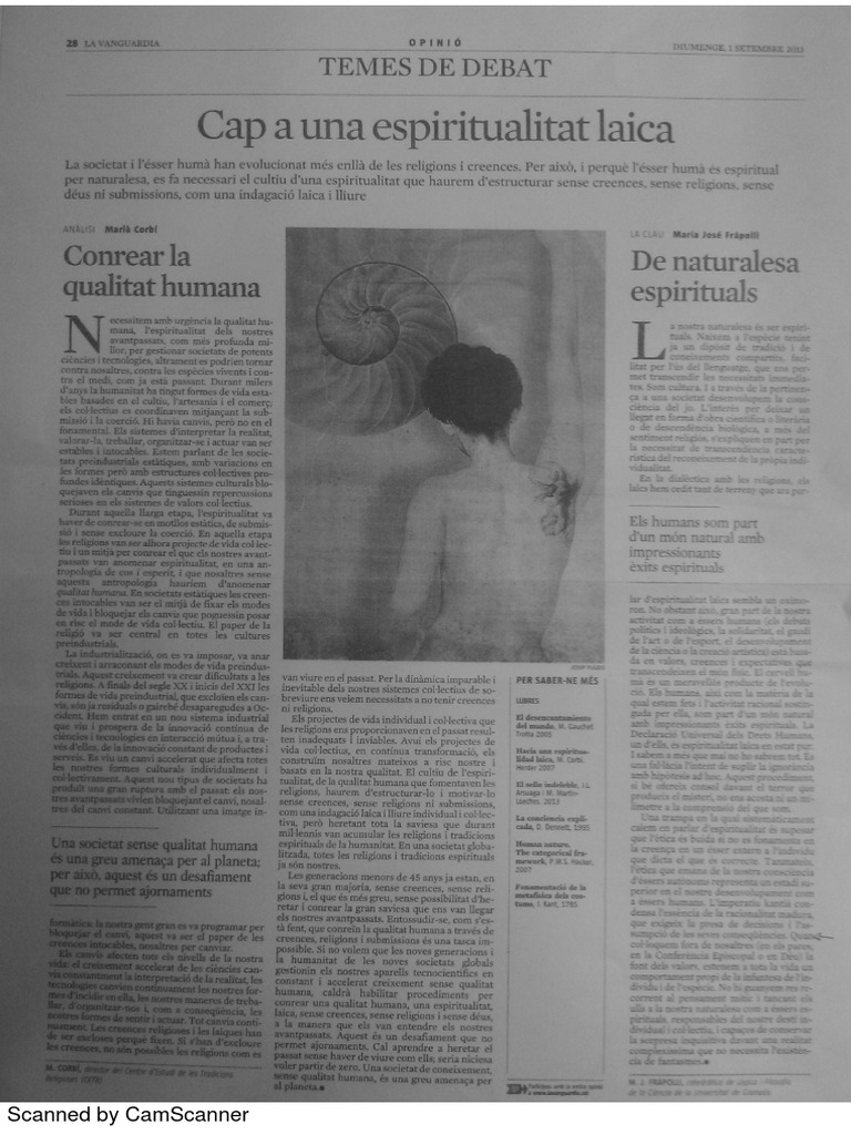 0840cap A Una Espiritualitat Laica. Maria Corbi. Article A La ...