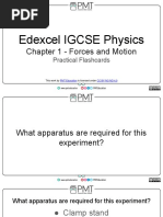 Hooke's Law: Force and Extension Practical | PDF | Force | Weight