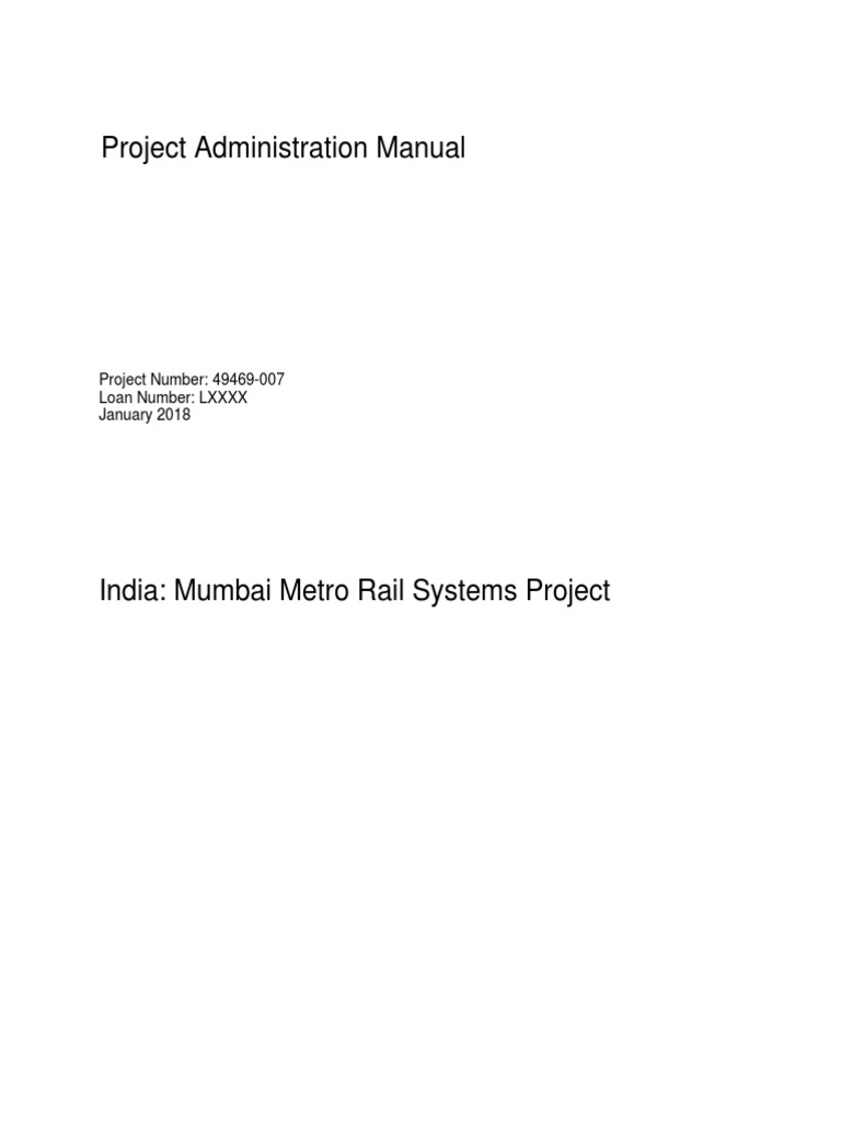 Mumbai Metro Rail Project Guide | PDF | Asian Development Bank | Rapid ...
