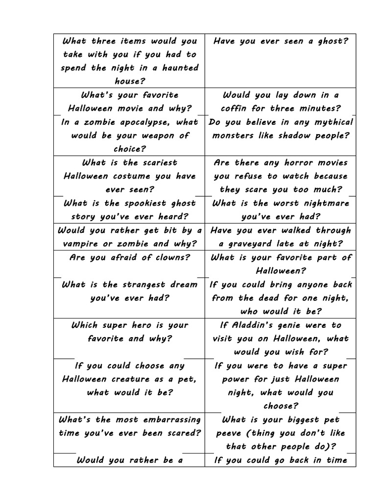 Truth or Scare | PDF | Halloween