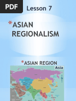 Asian Regionalism | PDF | Regional Integration | Globalization