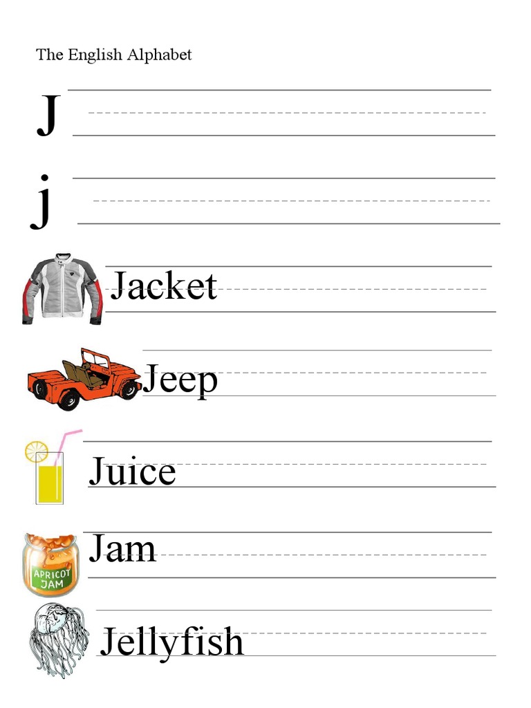 The Alphabet Letter J | PDF