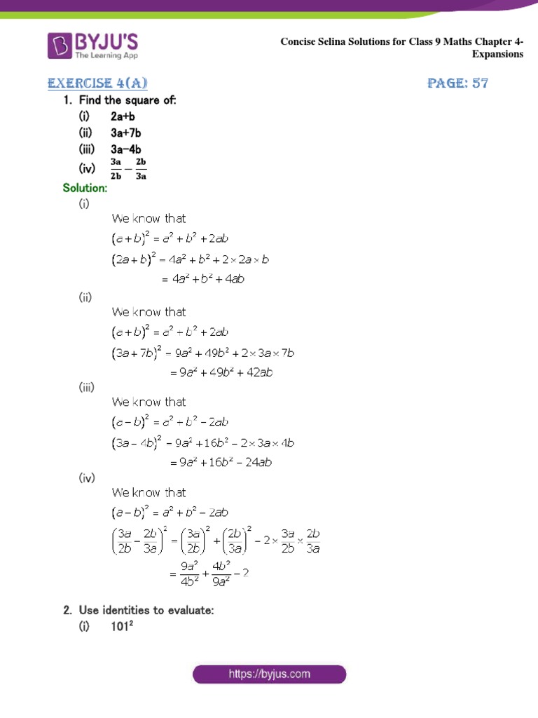 Solving Expansions and Identities: A Collection of Worked Examples from ...