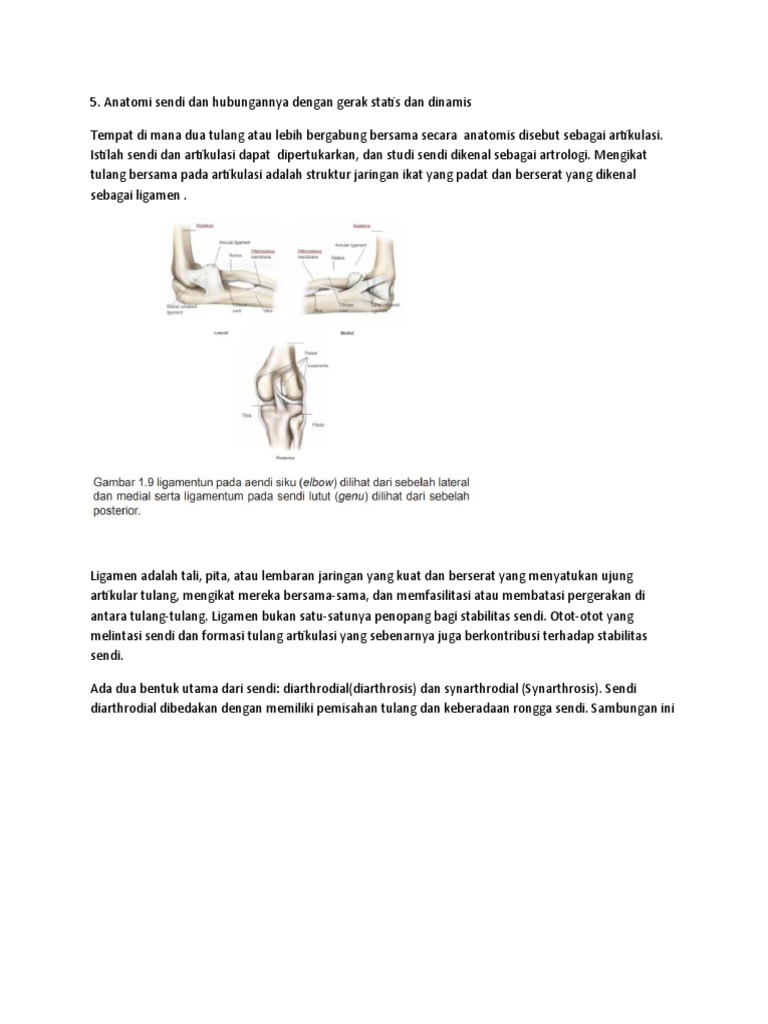 5.anatomi Sendi | PDF | Ilmu Sosial | Filsafat