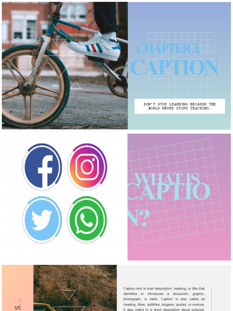 Materi Caption Kelas Xii | PDF