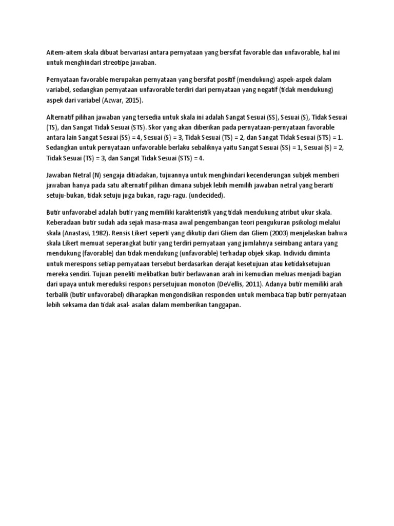 Favorable Vs Unfavorable | PDF