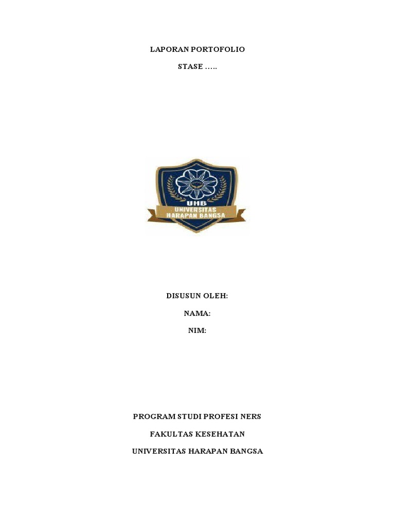 Format Laporan Portofolio | PDF
