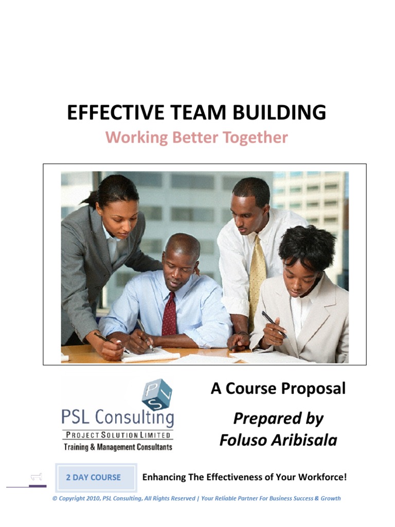 Helios Towers Limited Team Building Proposal | PDF | Team Building ...