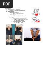 OMM Counterstrain Techniques Overview | PDF | Anatomical Terms Of ...