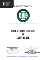 Small Construction Company Profile | PDF | Project Management | Procurement